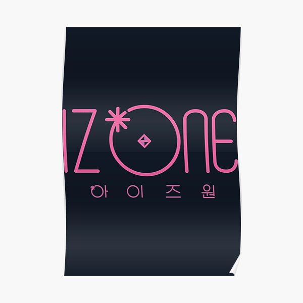 "KPOP IZONE OFFICIAL LOGO" Poster for Sale by OscarKanea | Redbubble