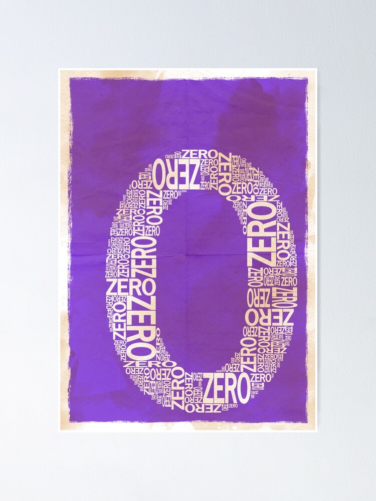 "Zero" Poster for Sale by DarkSunglasses | Redbubble