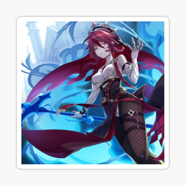 "Rosaria Genshin Impact" Sticker for Sale by Jeonghyeokri | Redbubble