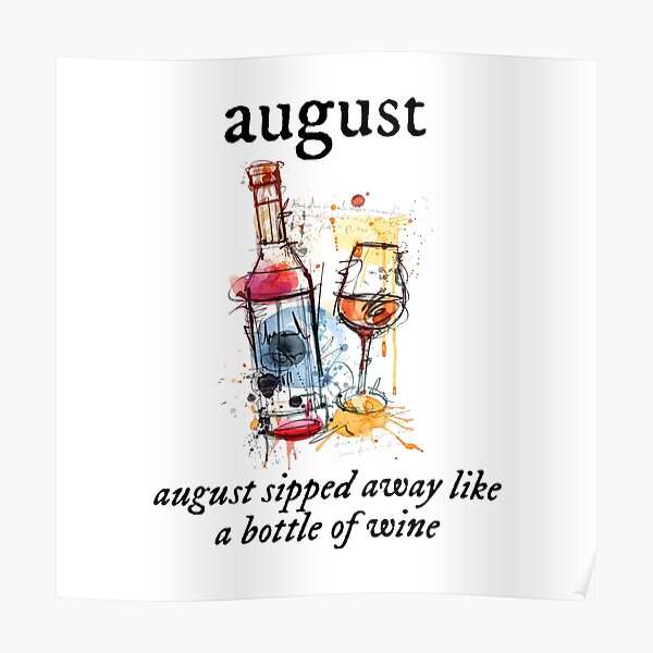 "taylor swift folklore august" Poster for Sale by CaptainSwan4 | Redbubble