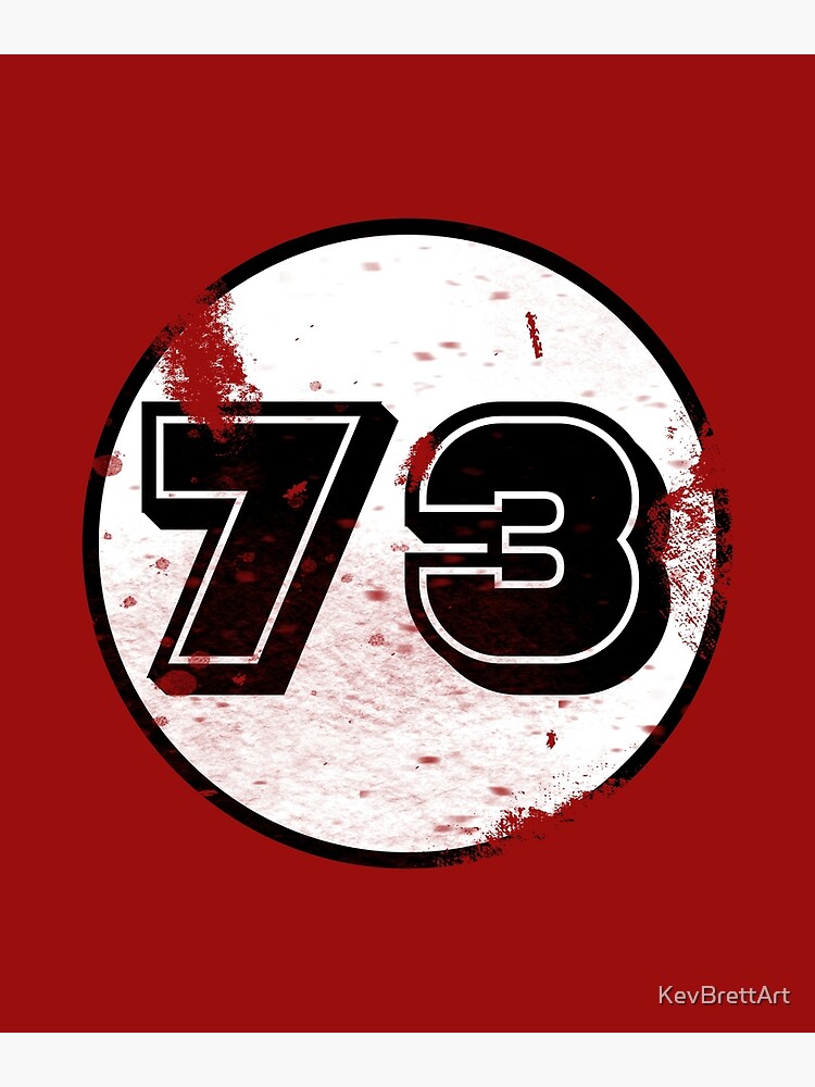 "Vintage Classic Retro 73 Car Racing Number" Art Print for Sale by ...