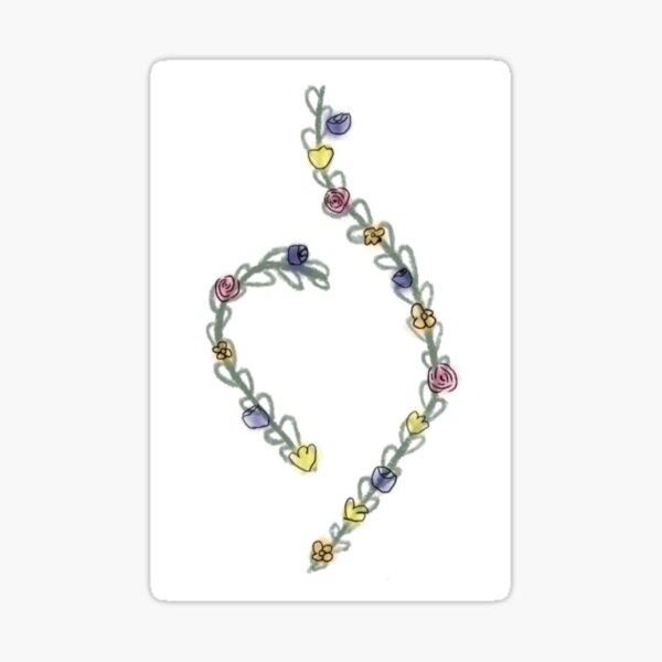 "Neda Symbol Flower " Sticker for Sale by paigeg230 | Redbubble