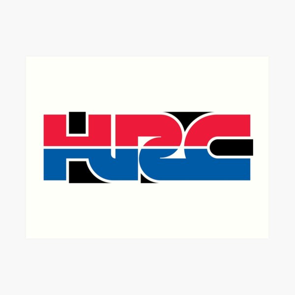 "RACING - "HONDA HRC" LOGO" Art Print for Sale by devivlee | Redbubble