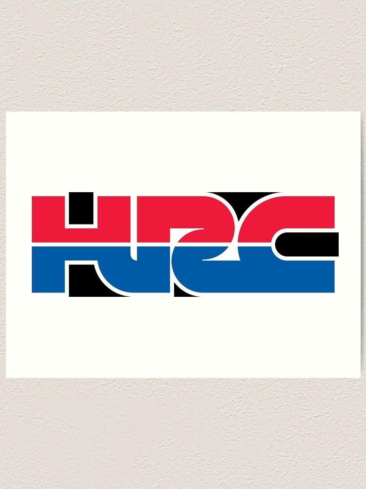 "RACING - "HONDA HRC" LOGO" Art Print for Sale by devivlee | Redbubble