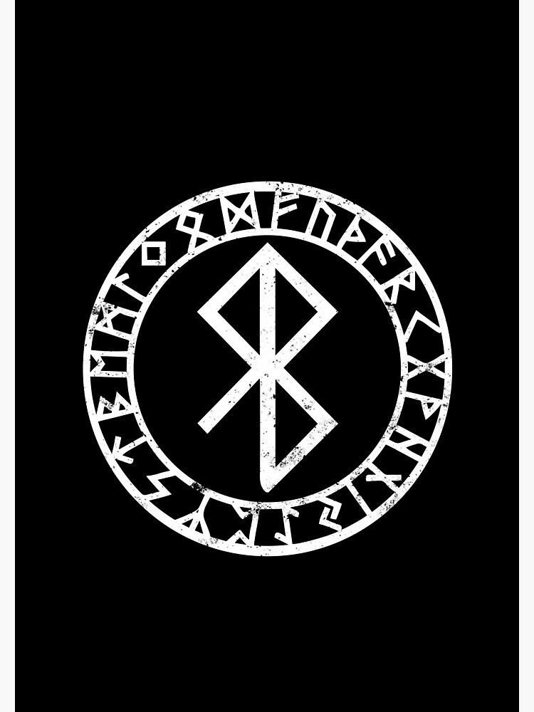 "Viking Rune Symbol meaning Peace" Spiral Notebook by signsandsymbols ...