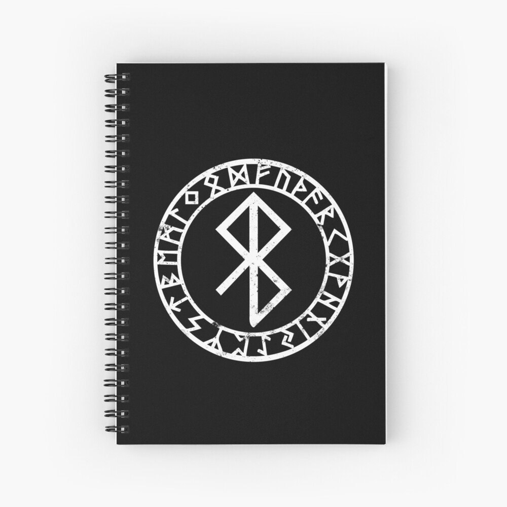 "Viking Rune Symbol meaning Peace" Spiral Notebook by signsandsymbols ...