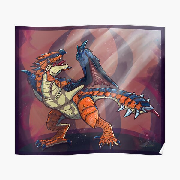 "Razewing Rathalos (Monster Hunter Stories 2)" Poster by Empress-Works ...