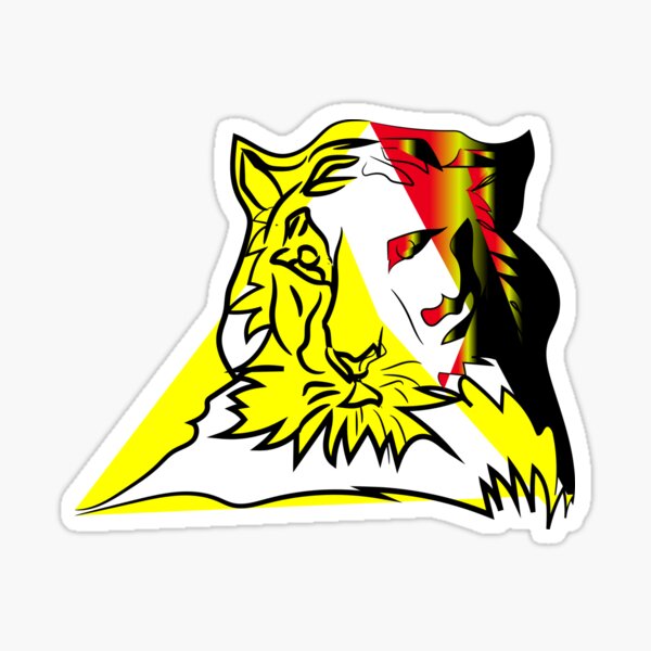 "ROYAL BIG MAMA" Sticker for Sale by Mystery-Earth | Redbubble