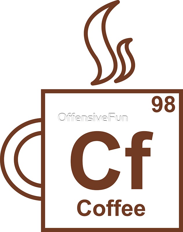 "Coffee Element" Stickers by OffensiveFun | Redbubble