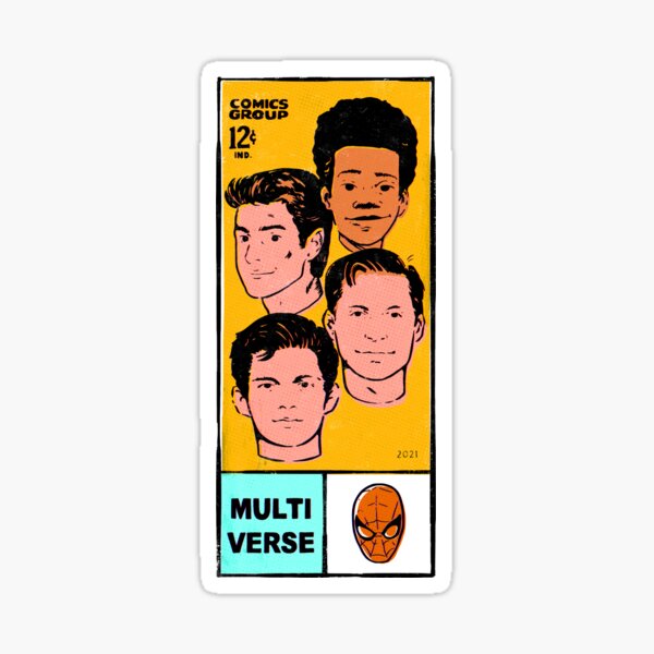 "Vintage Comic Multiverse" Sticker for Sale by DiegoGurgell | Redbubble