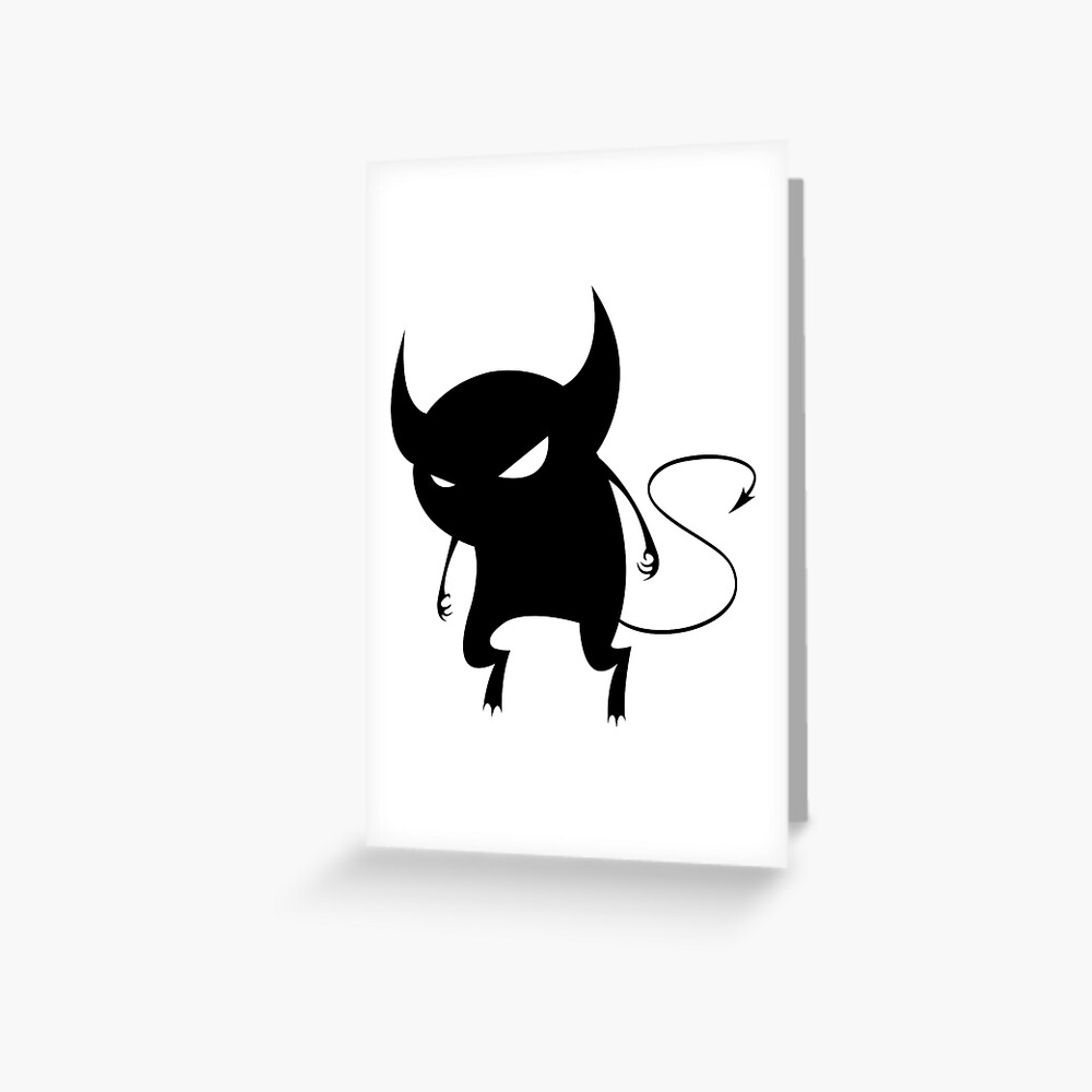 "Black devil silhouette " Sticker for Sale by Abstract-paks | Redbubble