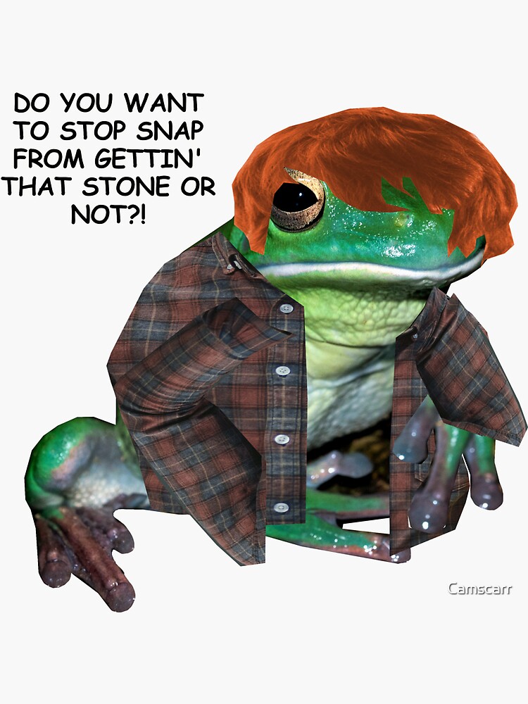 "Ron do you want to stop Snape?" Sticker for Sale by Camscarr | Redbubble