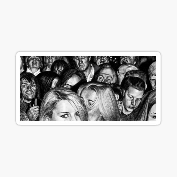 "Theatre Crowd" Sticker for Sale by dbclemons | Redbubble