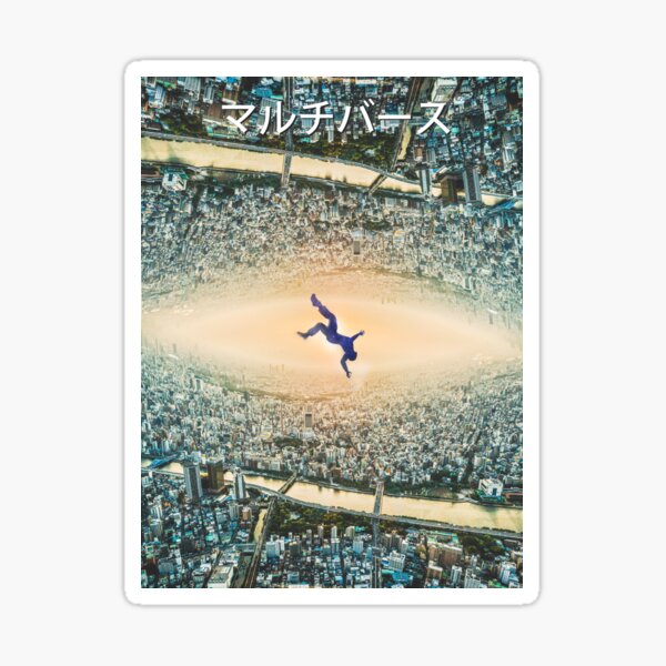 "Multiverse | Tokyo" Sticker for Sale by MrNobodyStore | Redbubble