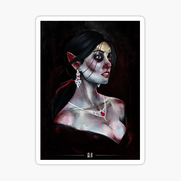 "Vampire" Sticker for Sale by joreeman | Redbubble