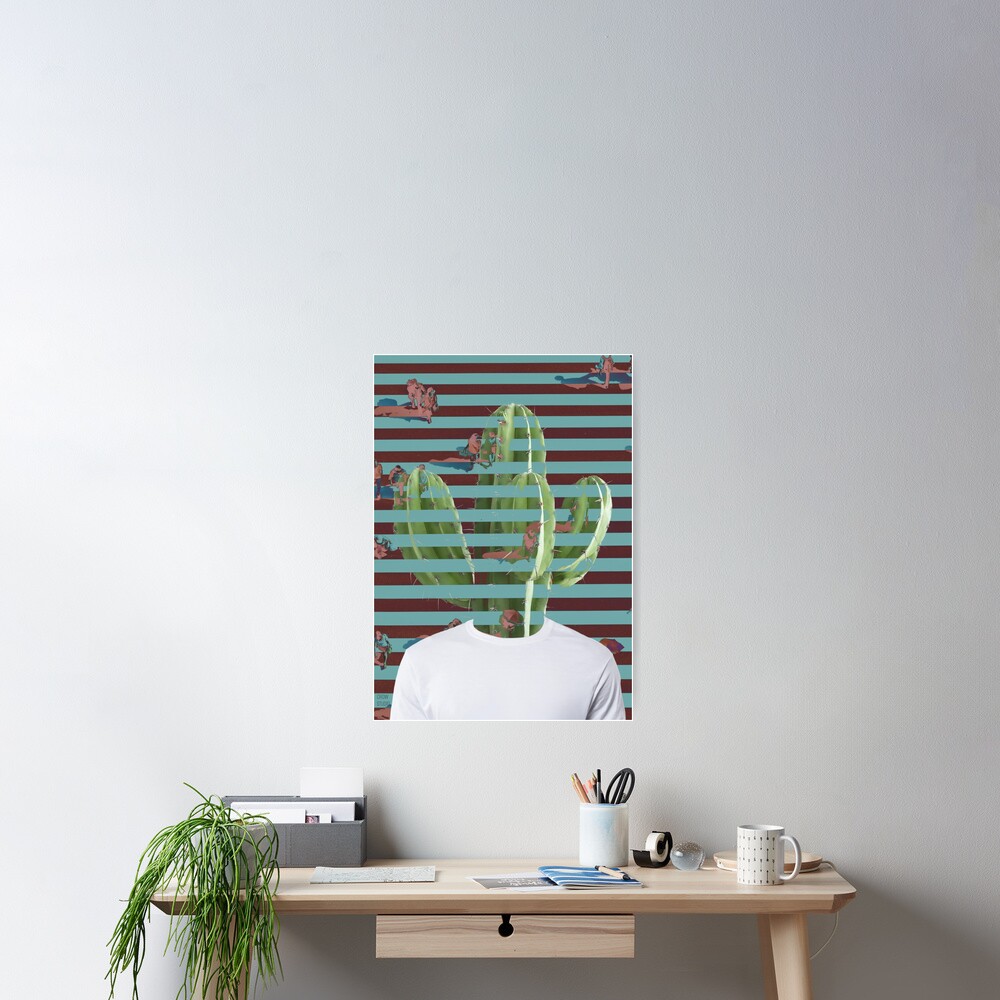 "Cactus People" Poster for Sale by crowstudio | Redbubble
