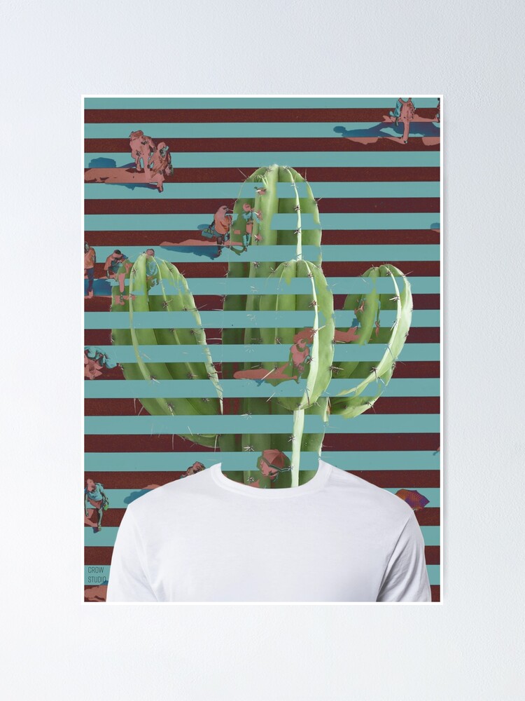 "Cactus People" Poster for Sale by crowstudio | Redbubble