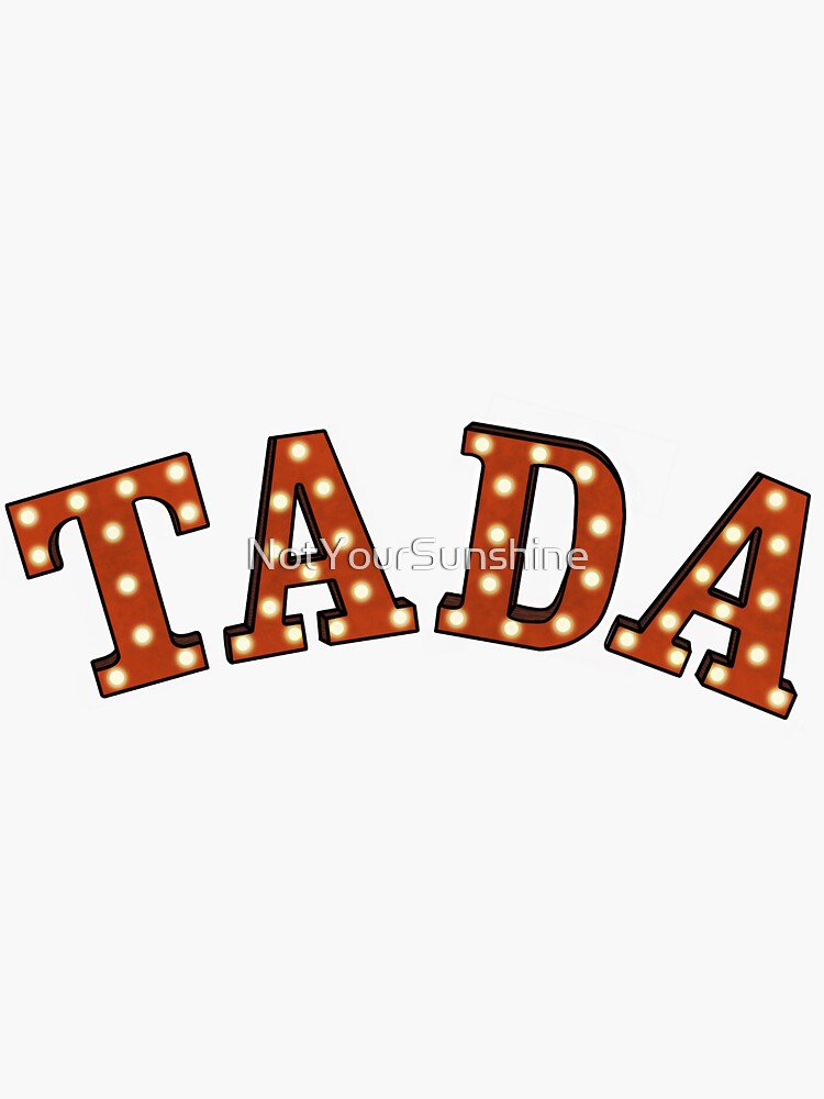 "The magicians Tada " Sticker for Sale by NotYourSunshine | Redbubble