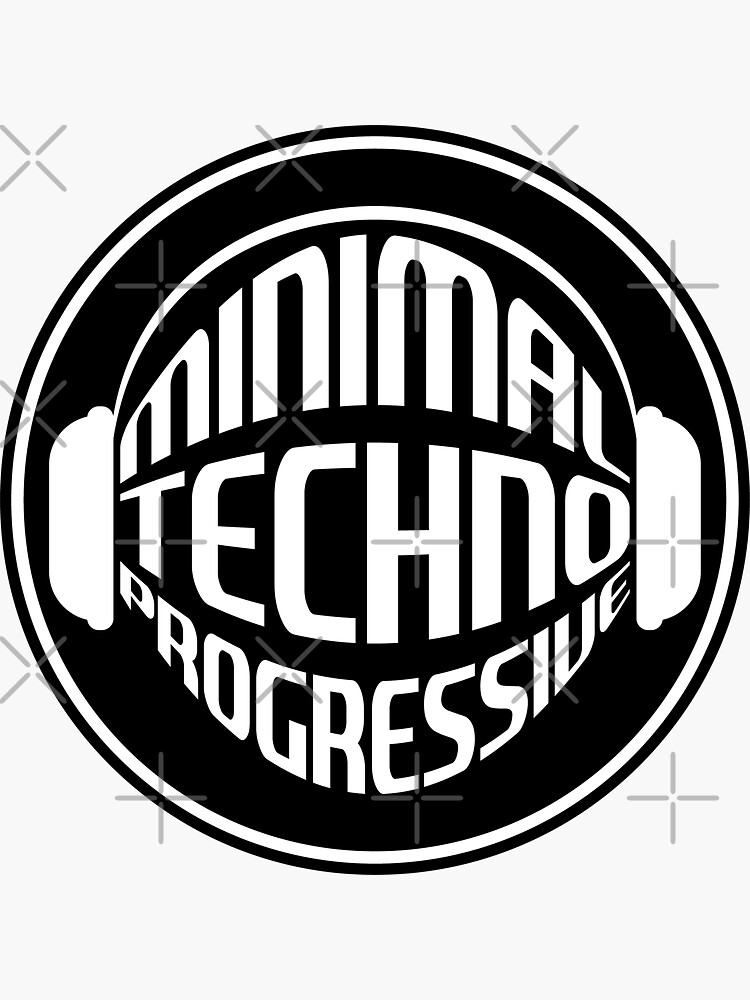 "minimal sound" Sticker for Sale by memepuntocon | Redbubble