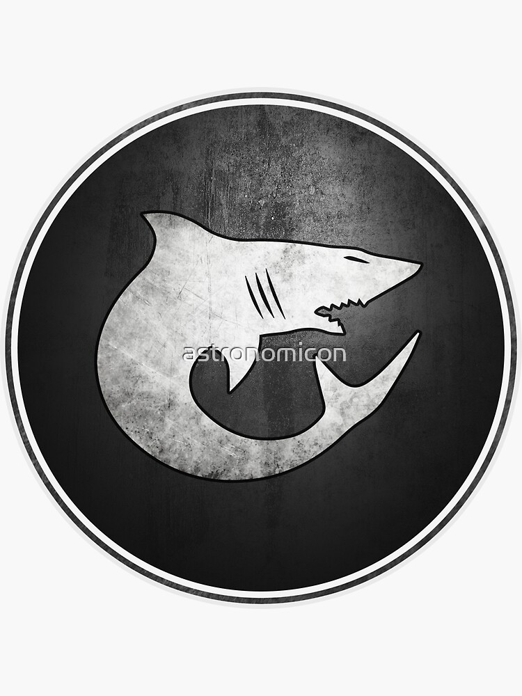 "Carcharodons" Sticker for Sale by astronomicon | Redbubble