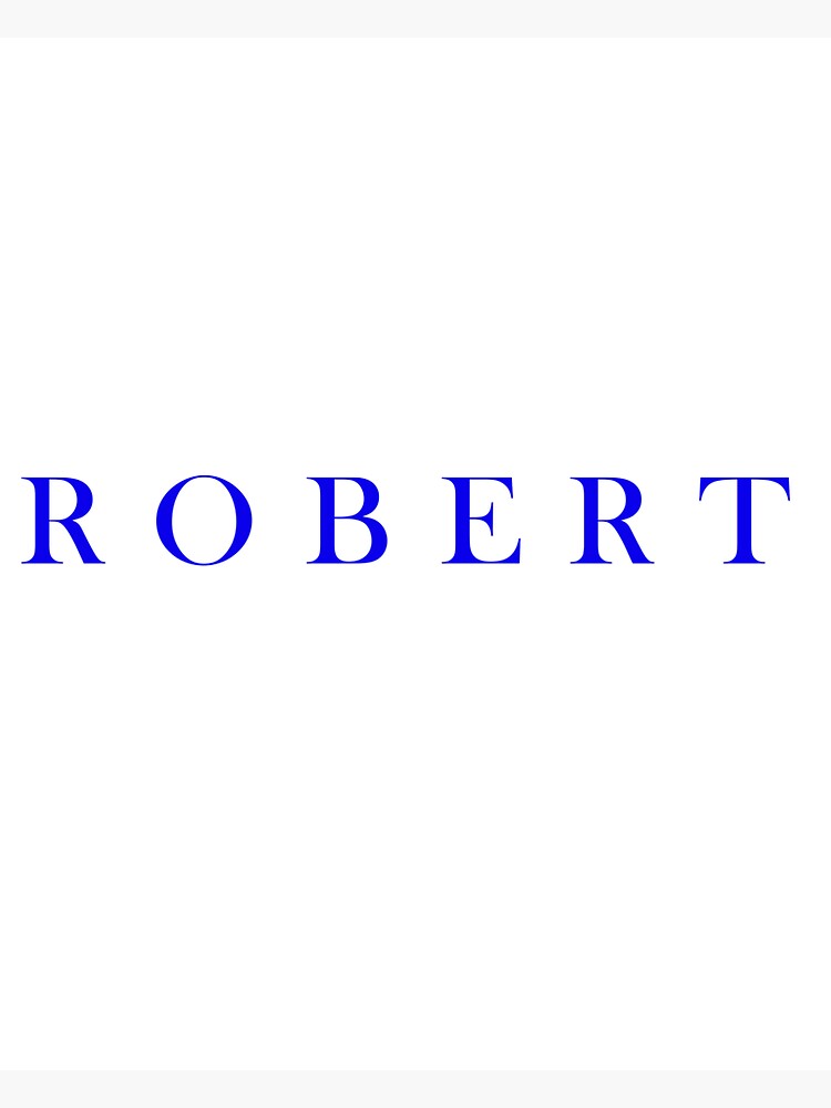 "Robert" Sticker by ShulimDesign | Redbubble