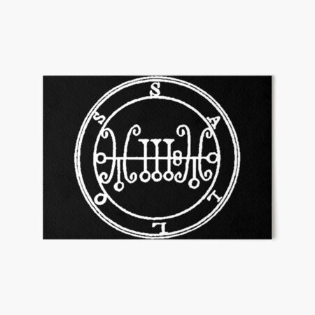 "Seal of Saleos / Sallos / Zaleos Sigil Talisman Demon Circle" Art ...