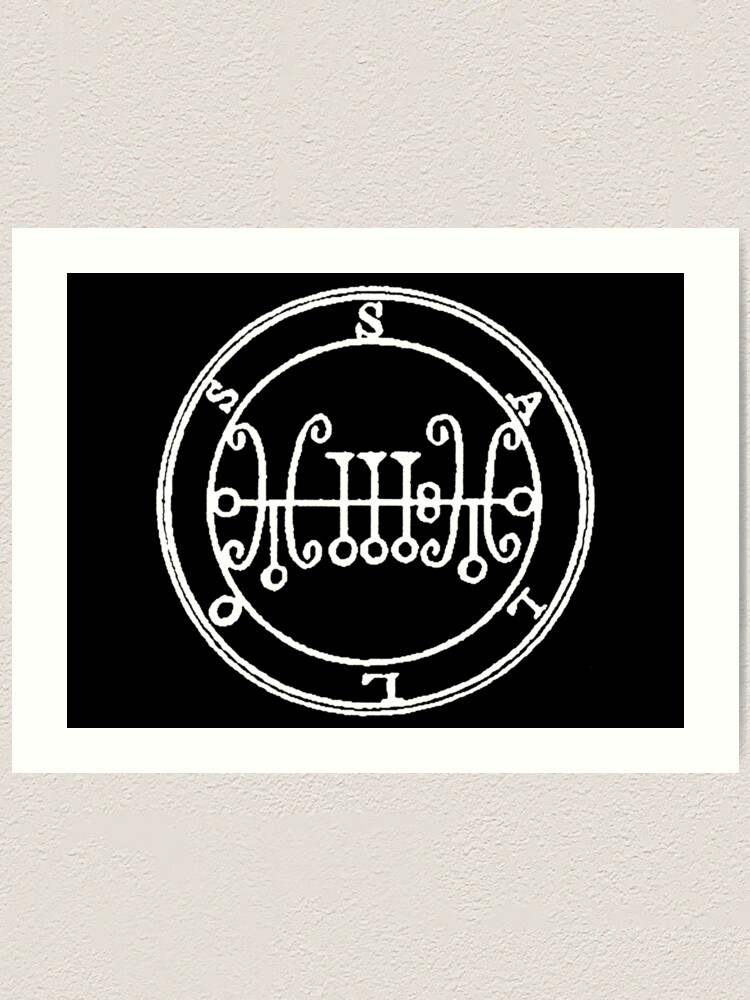 "Seal of Saleos / Sallos / Zaleos Sigil Talisman Demon Circle" Art ...