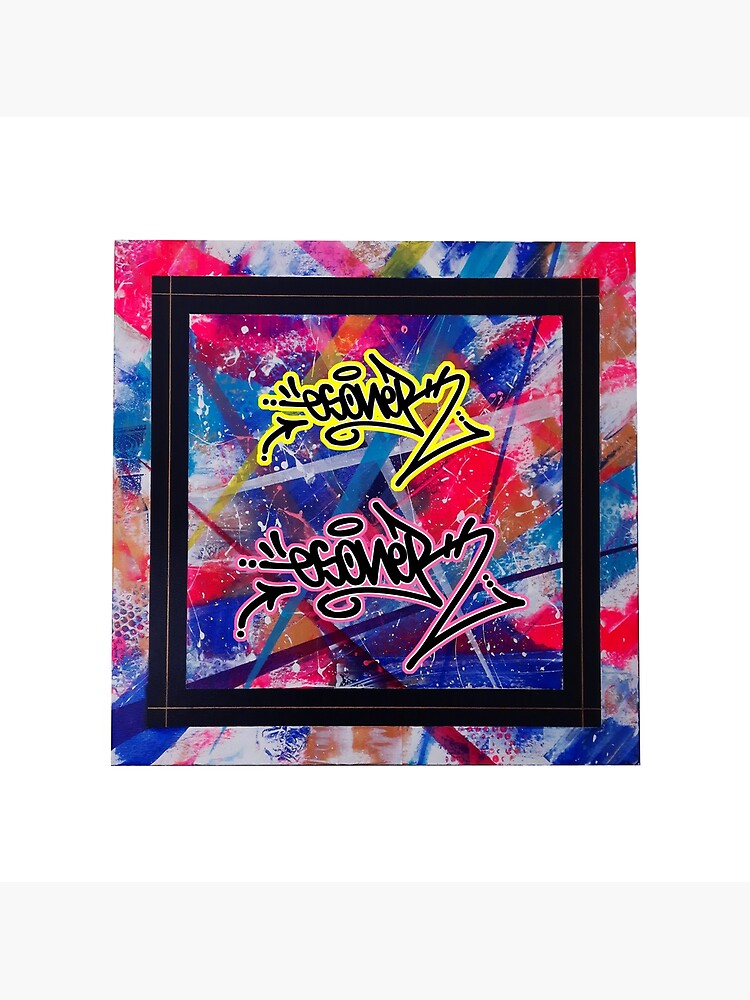 "COLOURED TAGS OF ESONE ABSTRACT URBAN GRAFFITI STREET STYLE" Poster ...