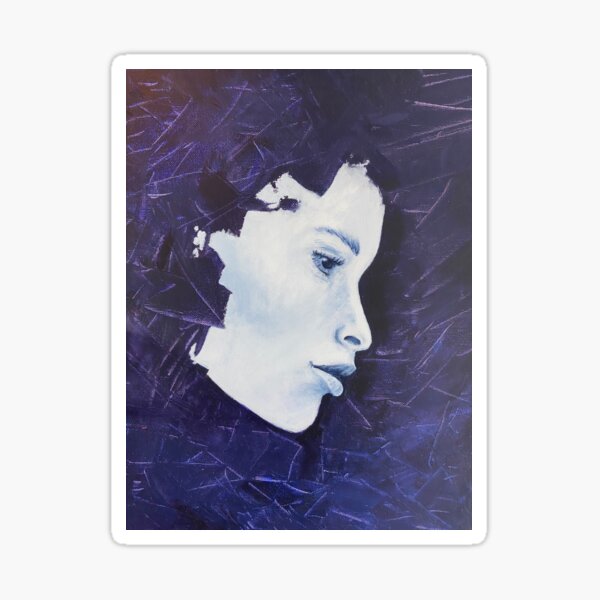 "A Face Consumed" Sticker for Sale by HenneyPrints | Redbubble