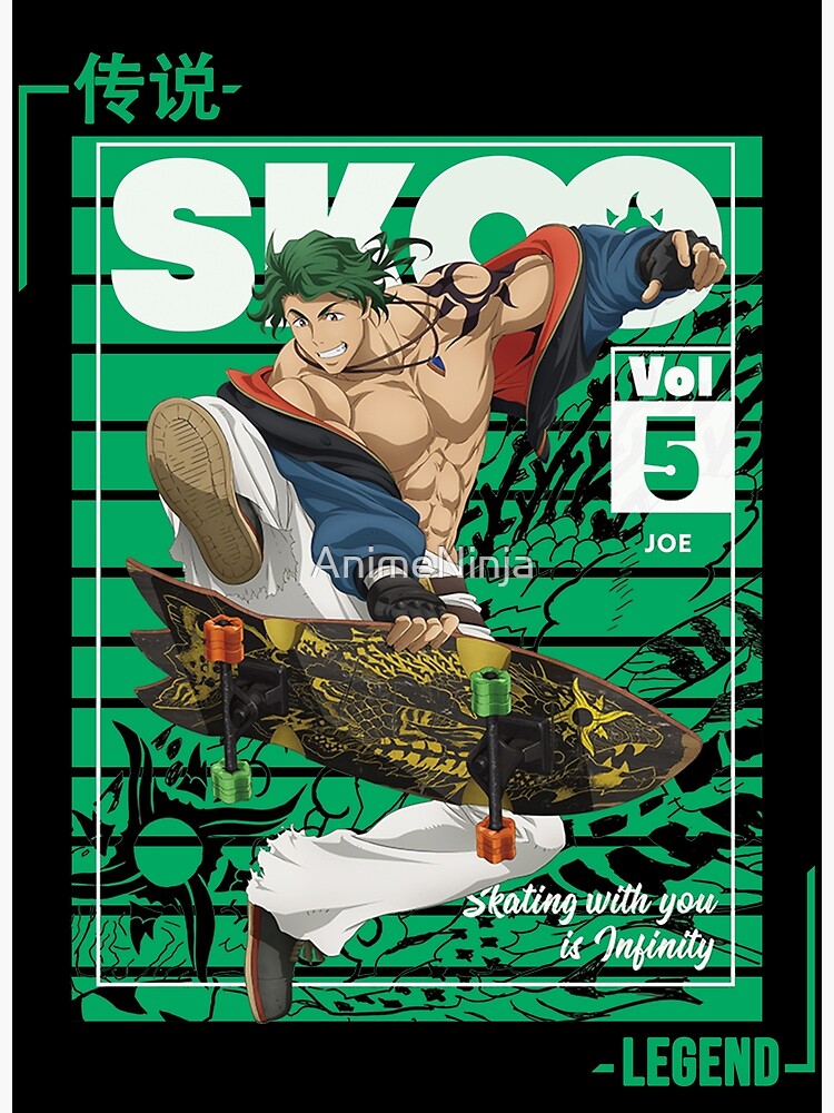 "sk8 the infinity - joe" Poster by AnimeNinja | Redbubble
