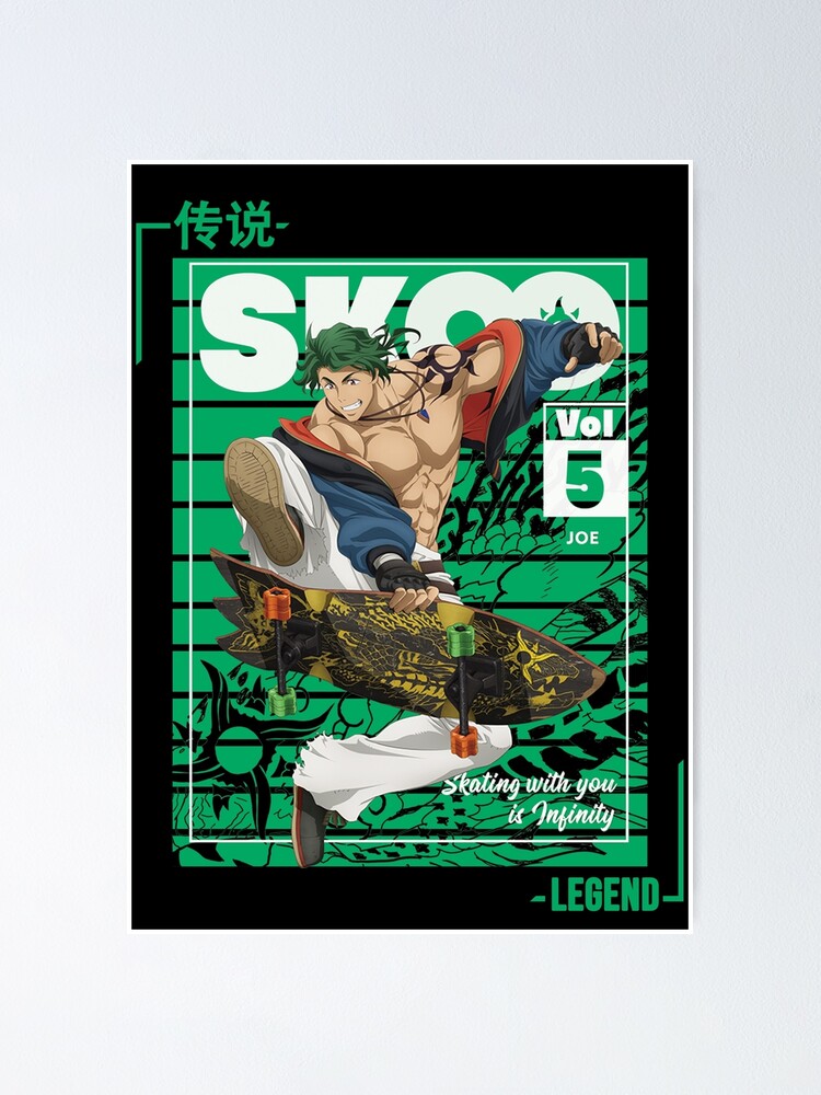 "sk8 the infinity - joe" Poster by AnimeNinja | Redbubble
