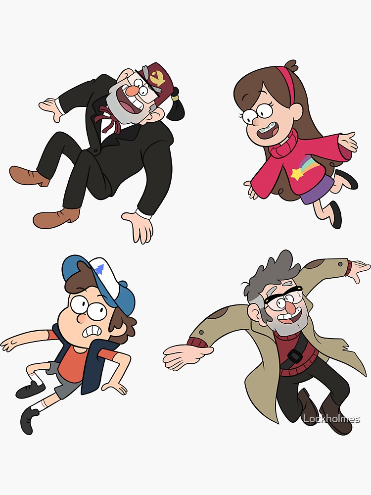 "Gravity Falls Pattern" Sticker for Sale by Lockholmes | Redbubble