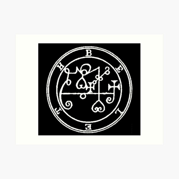 "Seal of Beleth Bileth Bilet Sigil Talisman Demon Circle" Art Print by ...