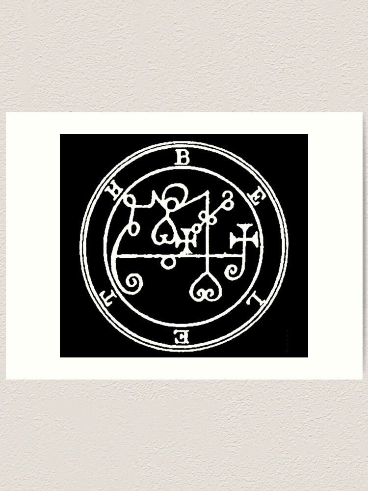 "Seal of Beleth Bileth Bilet Sigil Talisman Demon Circle" Art Print by ...