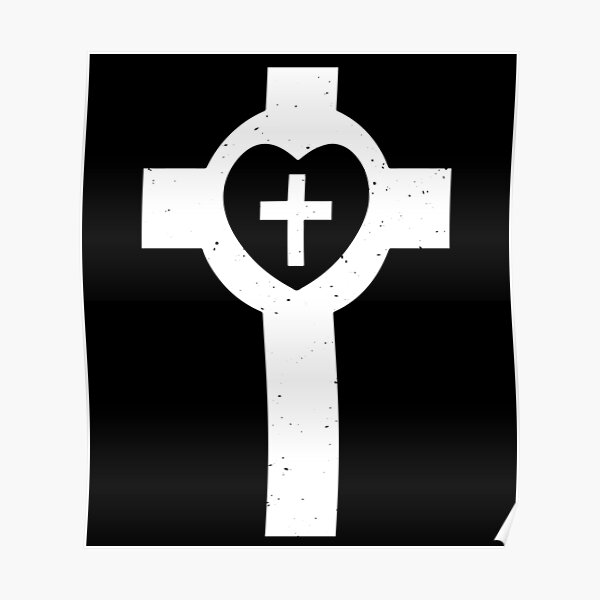 "Sacred Lutheran Cross Symbol" Poster for Sale by signsandsymbols ...