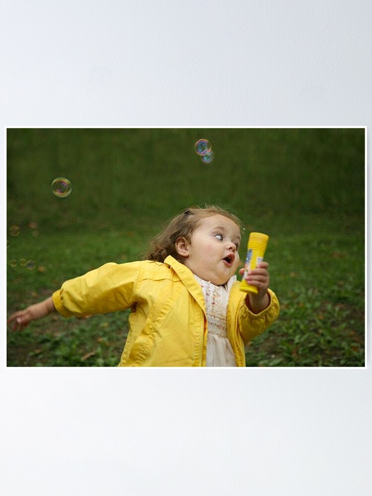 "Chubby Bubbles Girl" Poster for Sale by FlashmanBiscuit | Redbubble