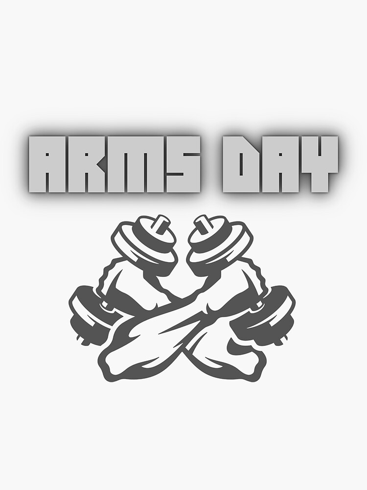 "arms day" Sticker for Sale by Alialsahhaf | Redbubble