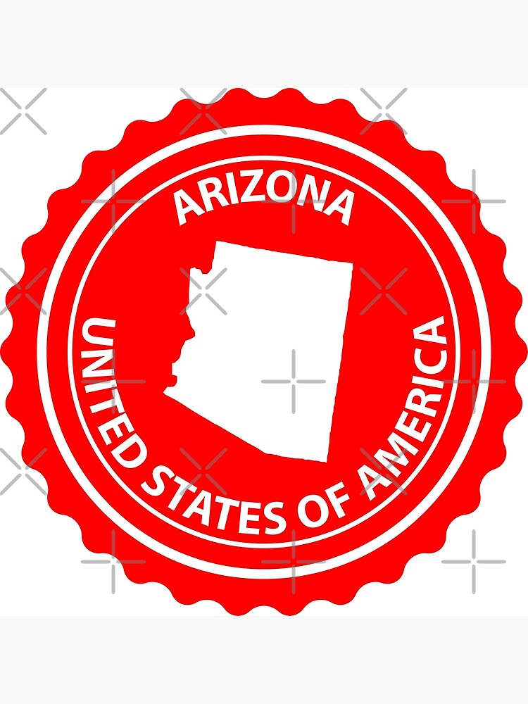 "Arizona stamp" Poster for Sale by Danler | Redbubble
