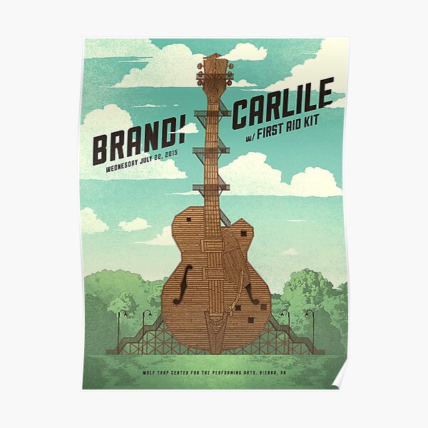 "BRANDI CARLILE LOGO FIRST AID KIT" Poster for Sale by ttaboyd5 | Redbubble