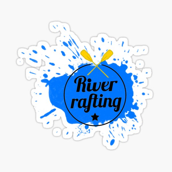 "River Rafting Best Essential T-shirts" Sticker for Sale by Saidstore ...