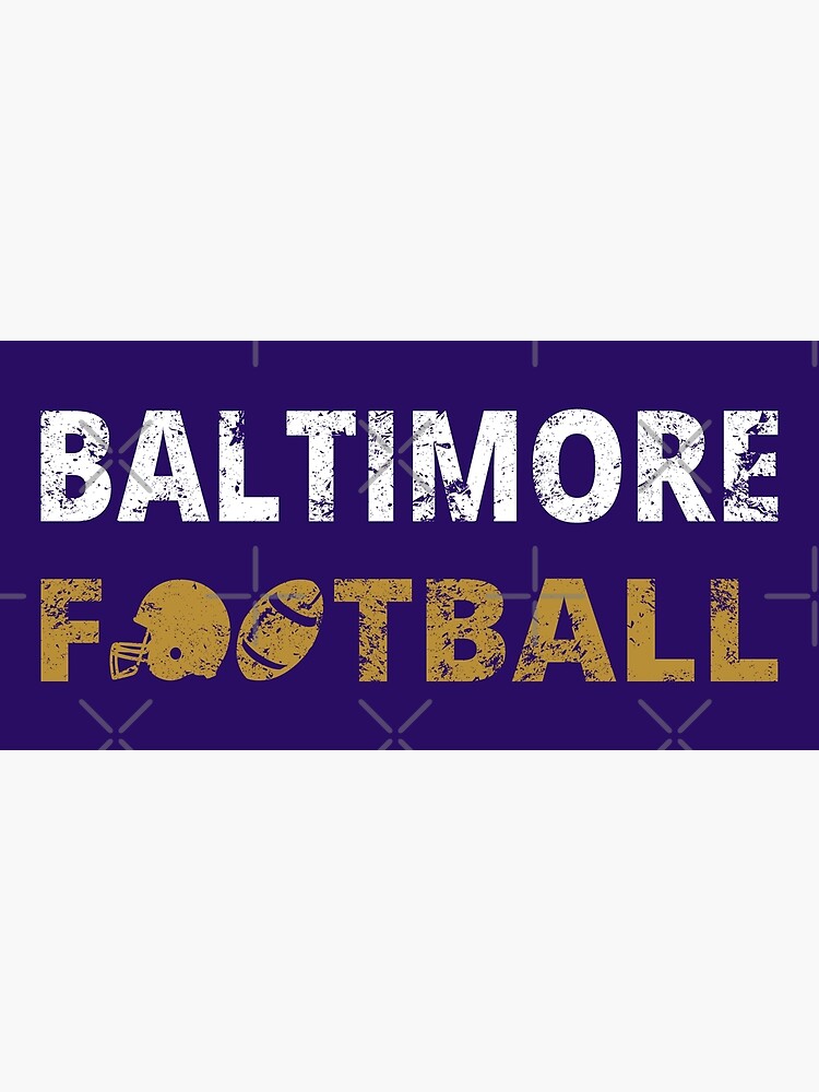 "Baltimore Football Team III" Poster by lemon-pepper | Redbubble