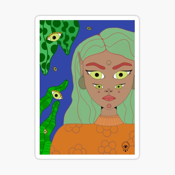 "Female ward" Sticker by Neyko-project | Redbubble
