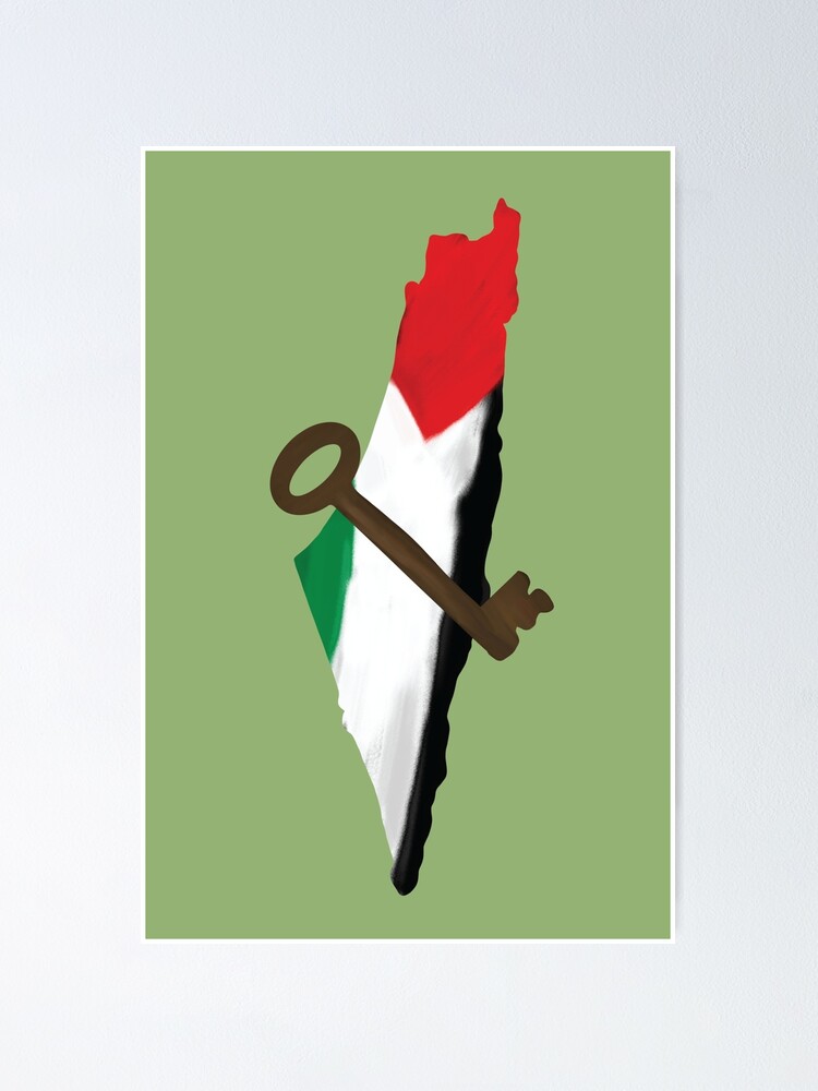 "Al Nakba Palestine, Palestinian Flag and Palestine Map" Poster by ...