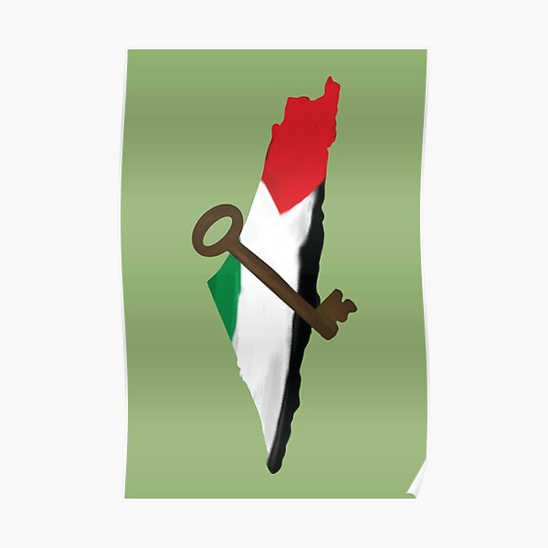 "Al Nakba Palestine, Palestinian Flag and Palestine Map" Poster by ...