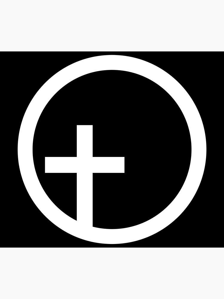 "Unitarian Off Center Cross" Poster for Sale by signsandsymbols | Redbubble