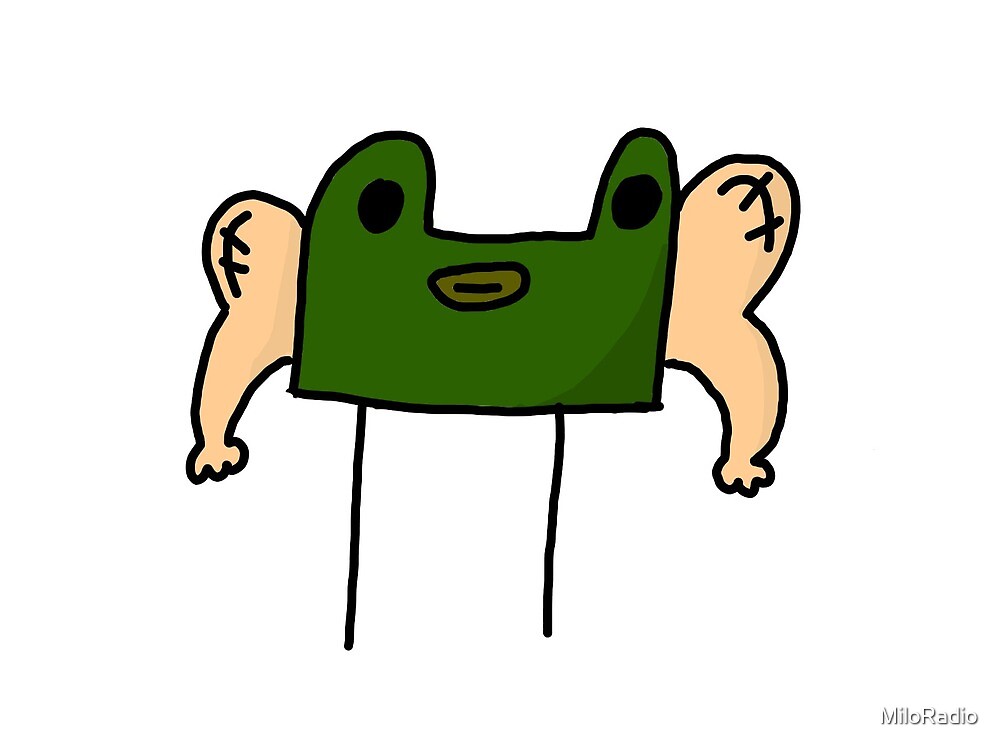 "Muscle Frog's Glorious Stuff" by MiloRadio | Redbubble