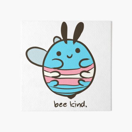 "LGBT cute Transgender pride flag bee " Art Board Print for Sale by ...