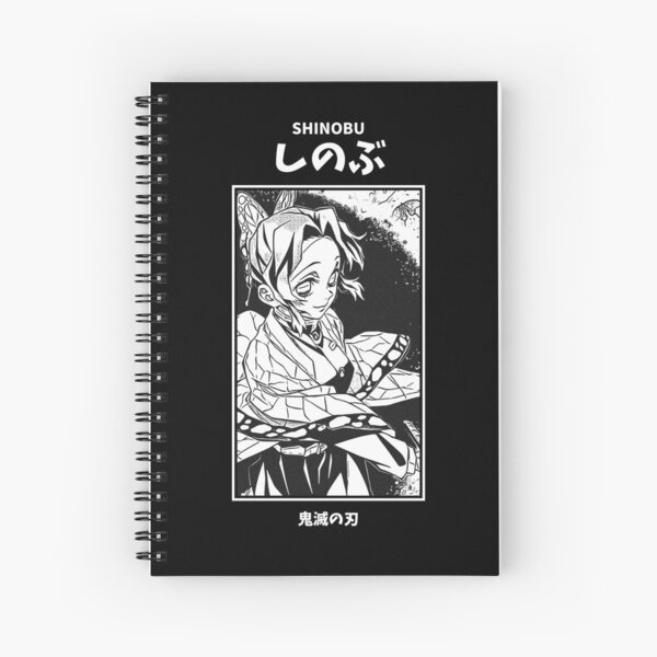 "Shinobu Kocho Kimetsu no Yaiba" Spiral Notebook by Saikishop | Redbubble