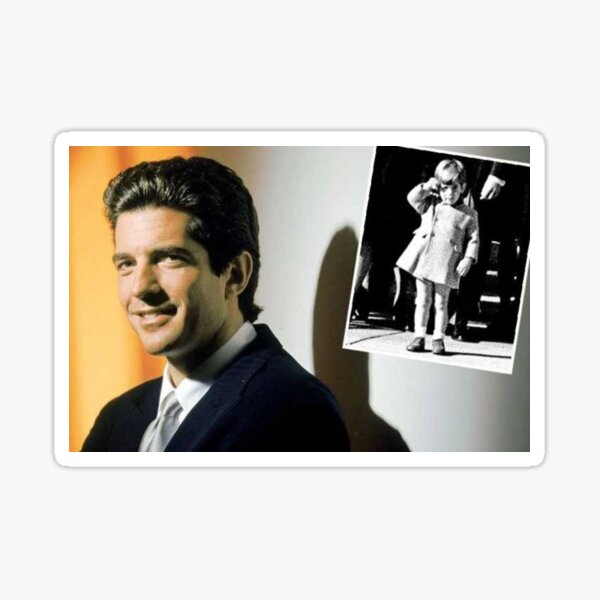 "Little John Fitsgerald Kennedy" Sticker by Nalieann | Redbubble