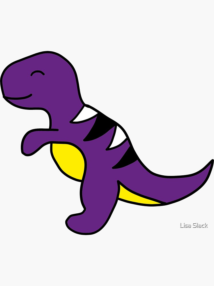 "Non-binary t-rex dinosaur" Sticker for Sale by artisticgirlnl | Redbubble